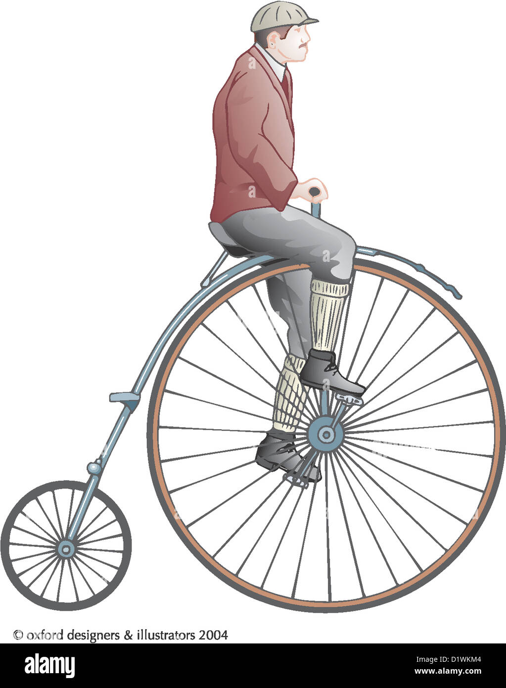 Old fashioned bike hi-res stock photography and images - Alamy