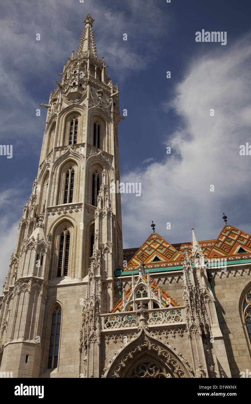 Gothic matthias church atop hi-res stock photography and images - Alamy