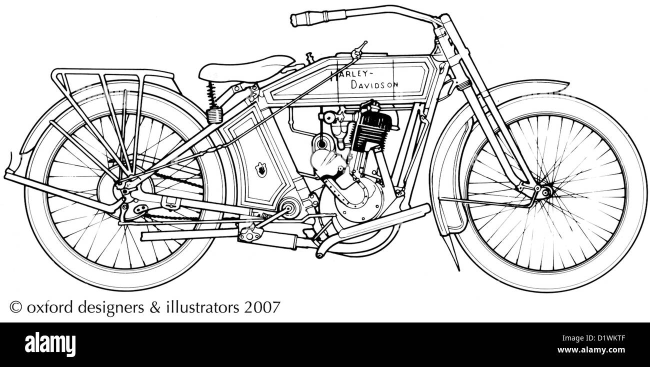 Early Motorcycle High Resolution Stock Photography and Images - Alamy