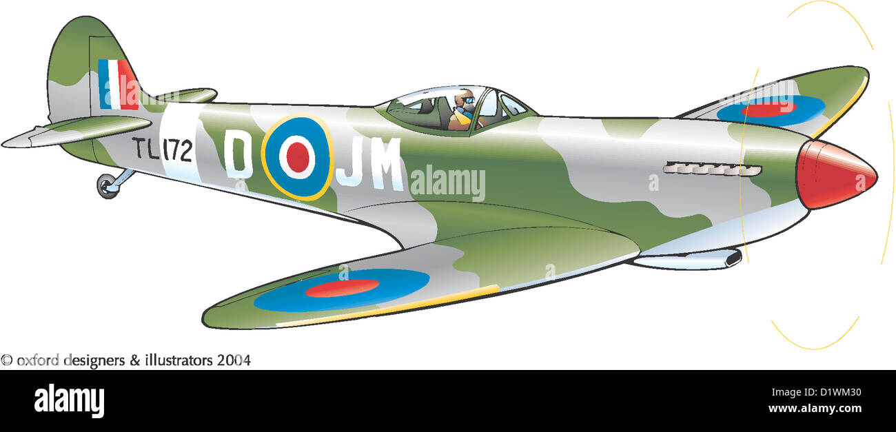 Spitfire fighter plane hi-res stock photography and images - Alamy