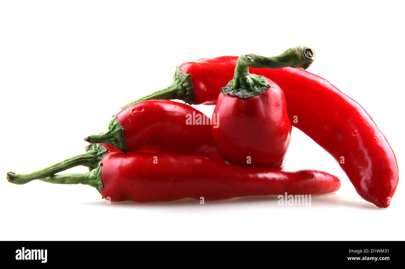 Red chilli peppers Stock Photo - Alamy