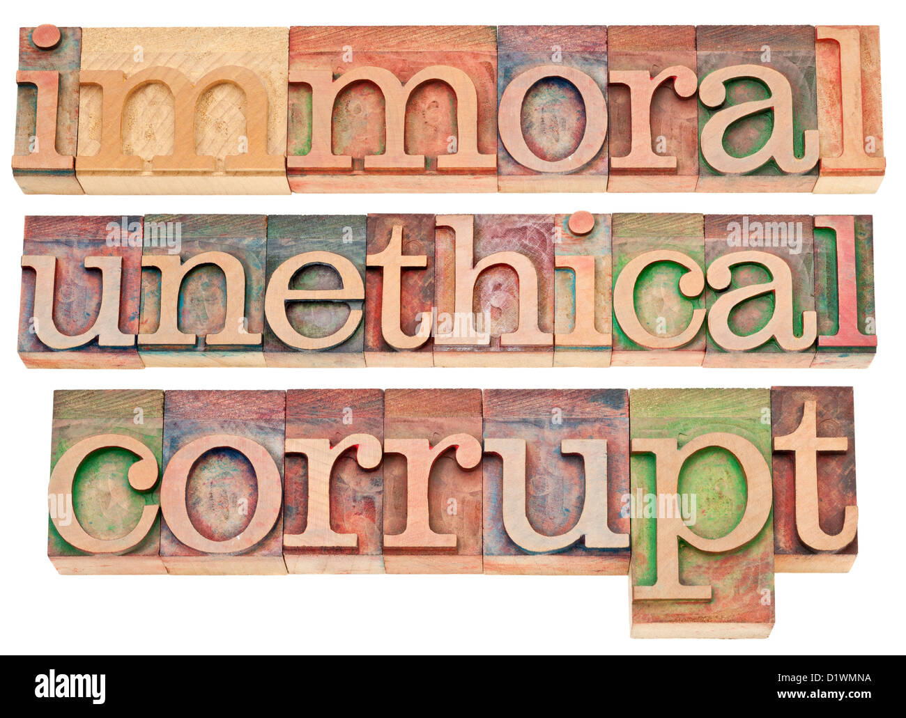 Immoral hi-res stock photography and images - Alamy