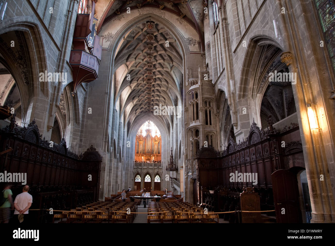Berner Munster Cathedral Church; Bern; Switzerland; Europe Stock Photo ...