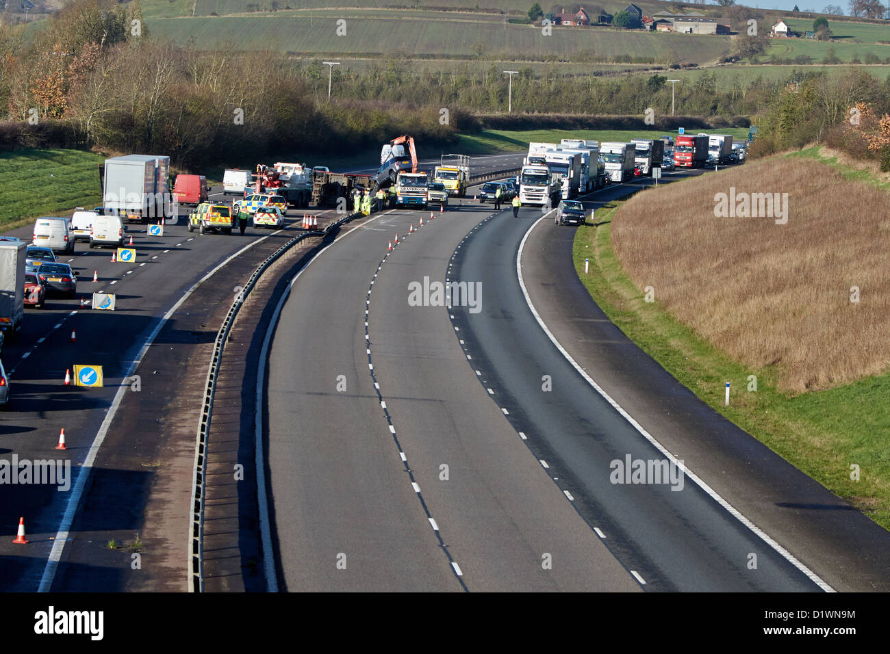 M40 accident hi-res stock photography and images - Alamy