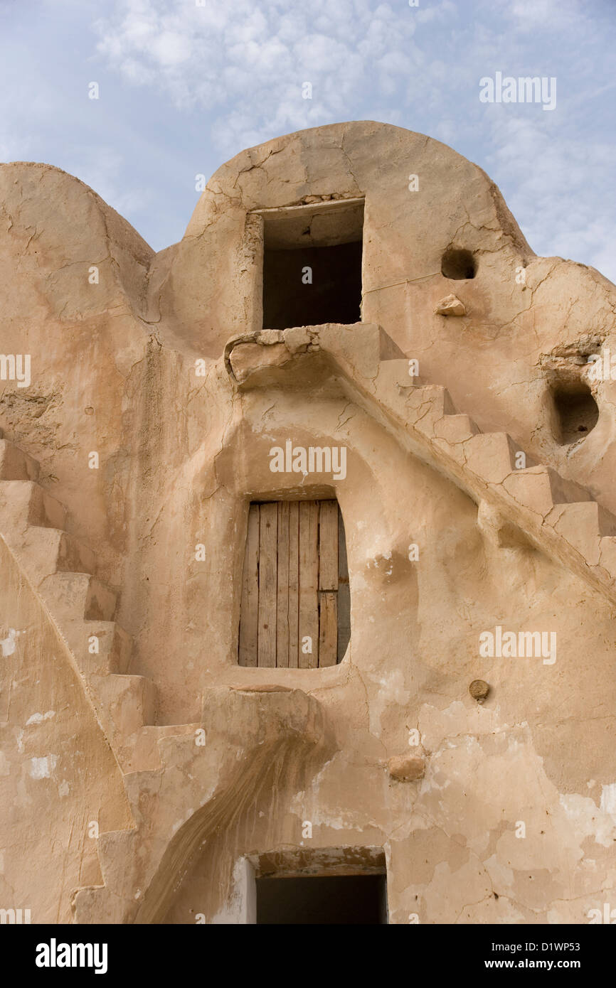 Ksar of Medenine a fortified granary in the Sahara desert in Tunisia ...