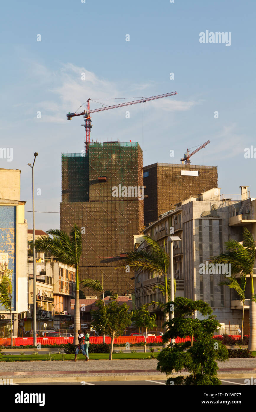 Skyscrapers in construction luanda angola hi-res stock photography and ...