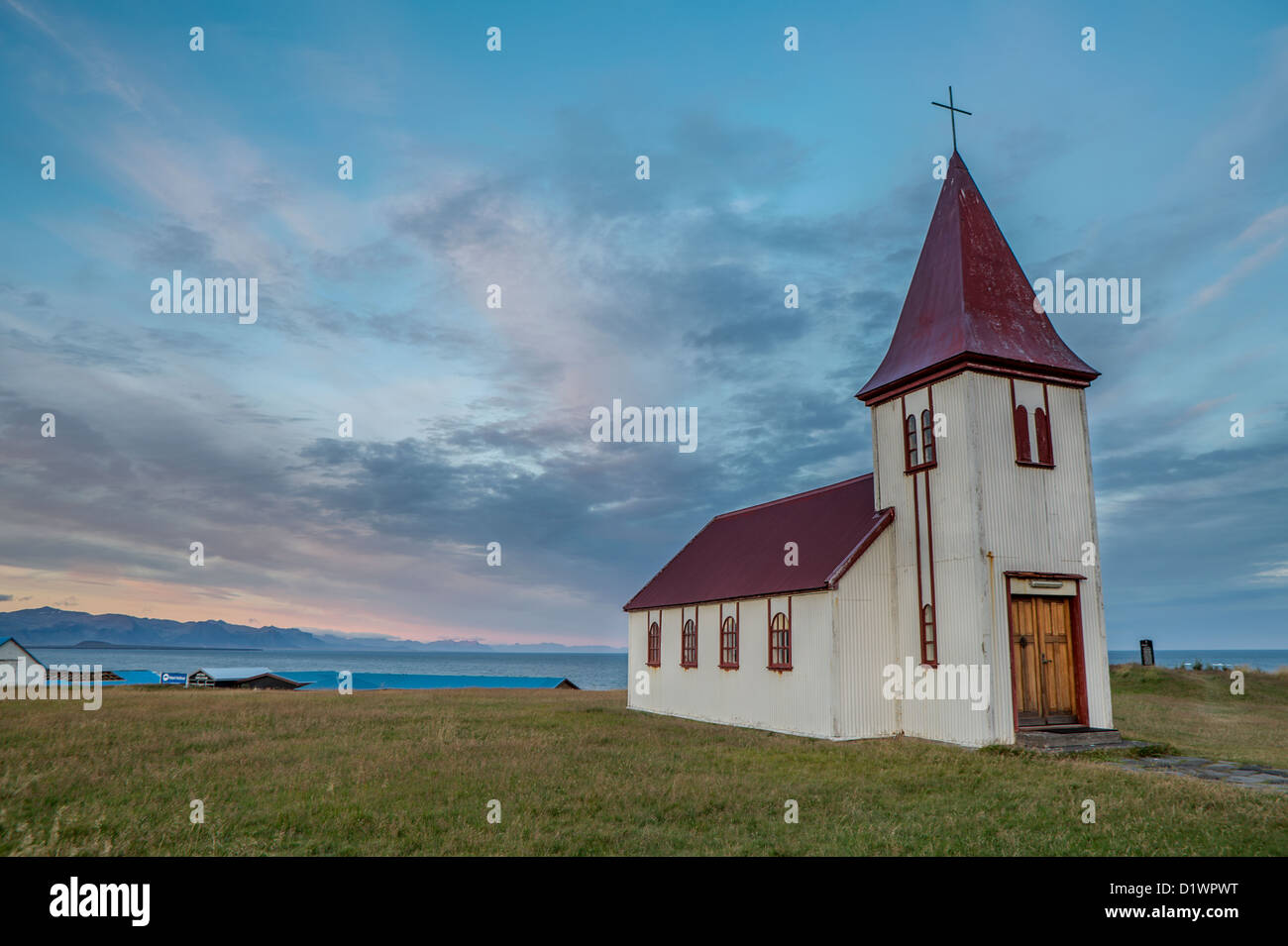 The Church of Hellnar, Hellnar, Snaefellsnes Peninsula Iceland Stock ...