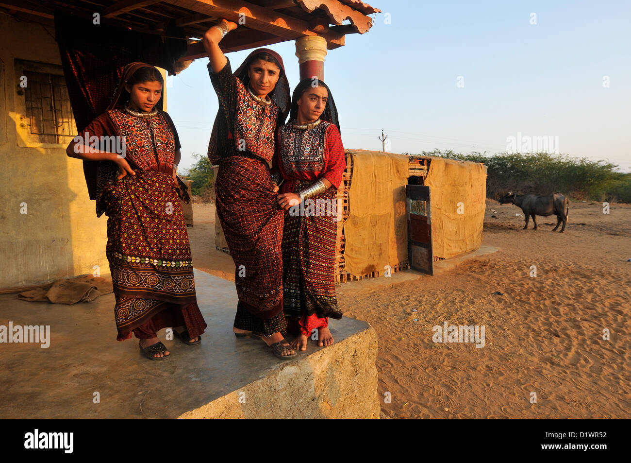 Fakirani Jat tribe in Kutch, India Stock Photo - Alamy