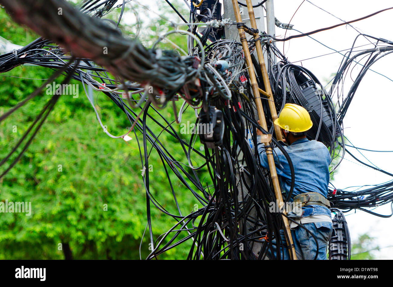 City wiring hi-res stock photography and images - Alamy