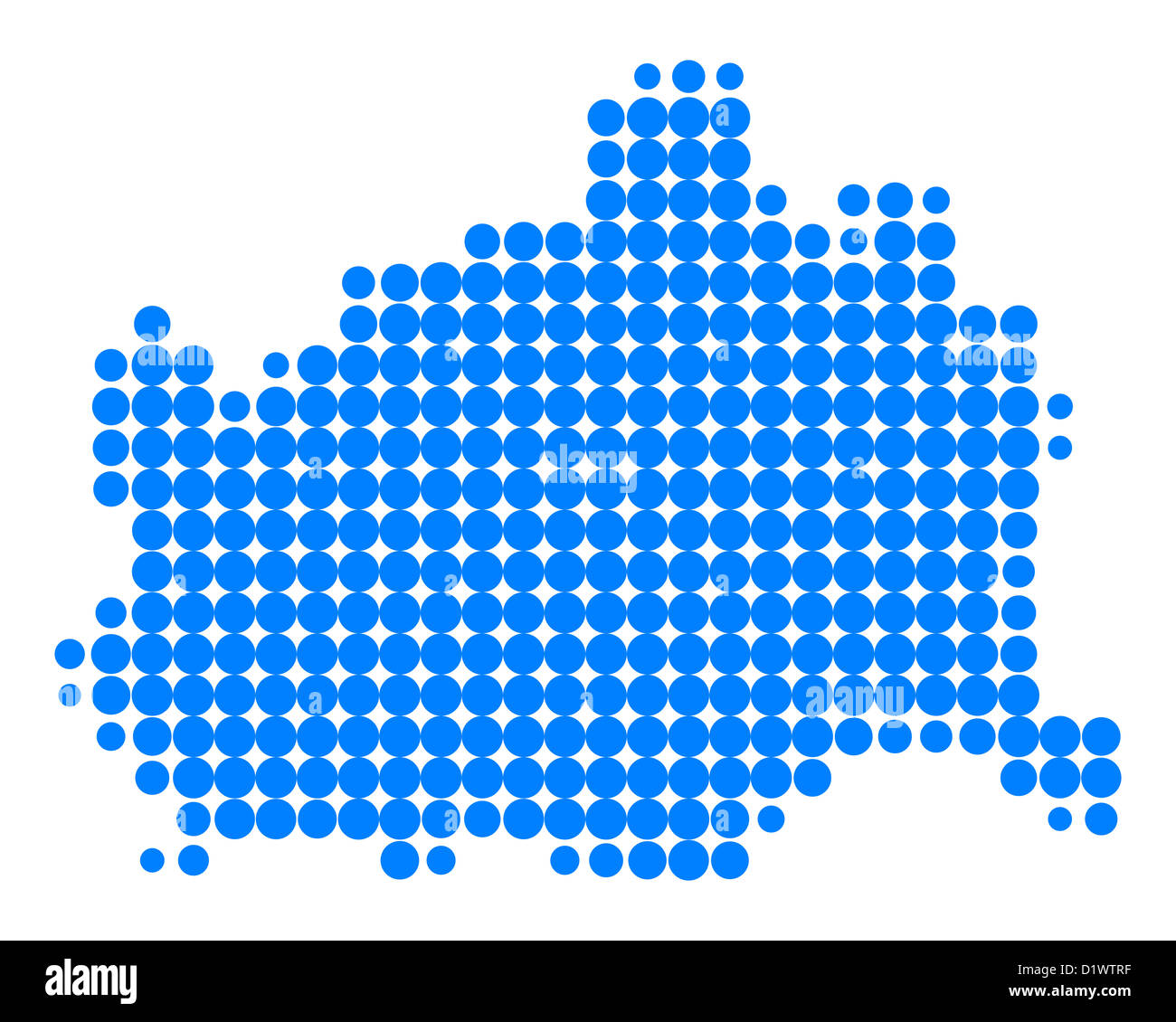 Map of Vienna Stock Photo - Alamy