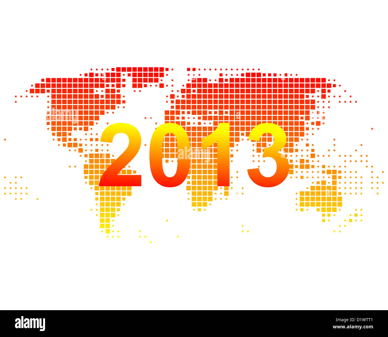 World map 2013 Stock Photo - Alamy