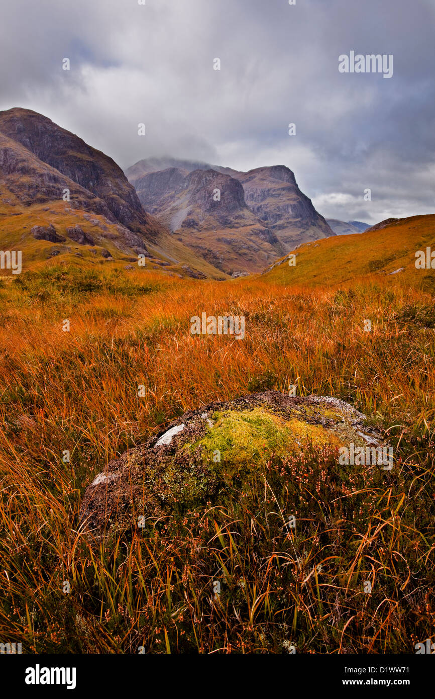 The Three Sisters in the Glencoe pass, Scotland Stock Photo - Alamy