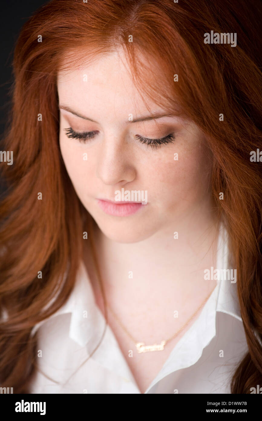 Scottish red head girl hi-res stock photography and images - Alamy