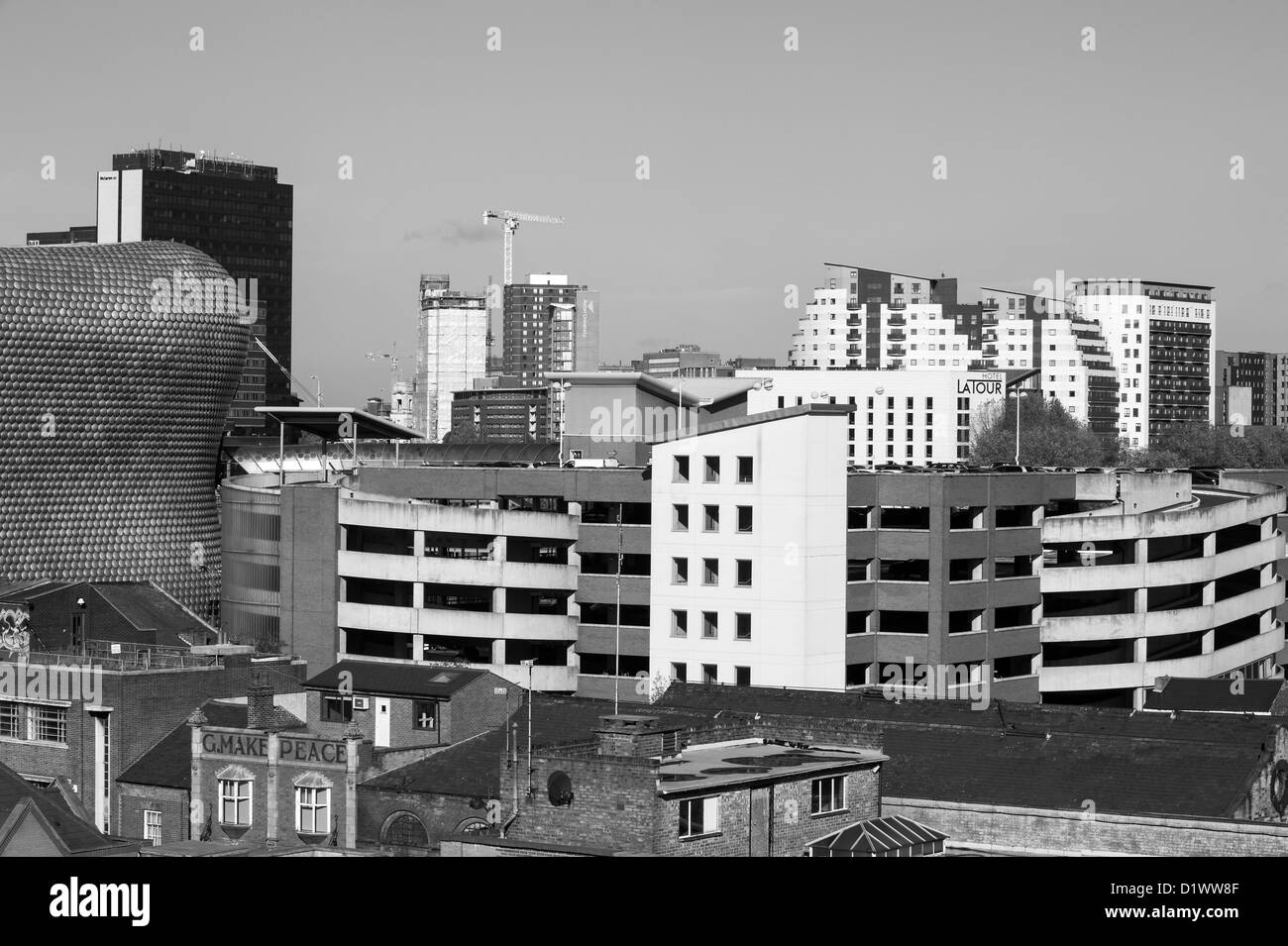 Unique birmingham buildings Black and White Stock Photos & Images - Alamy