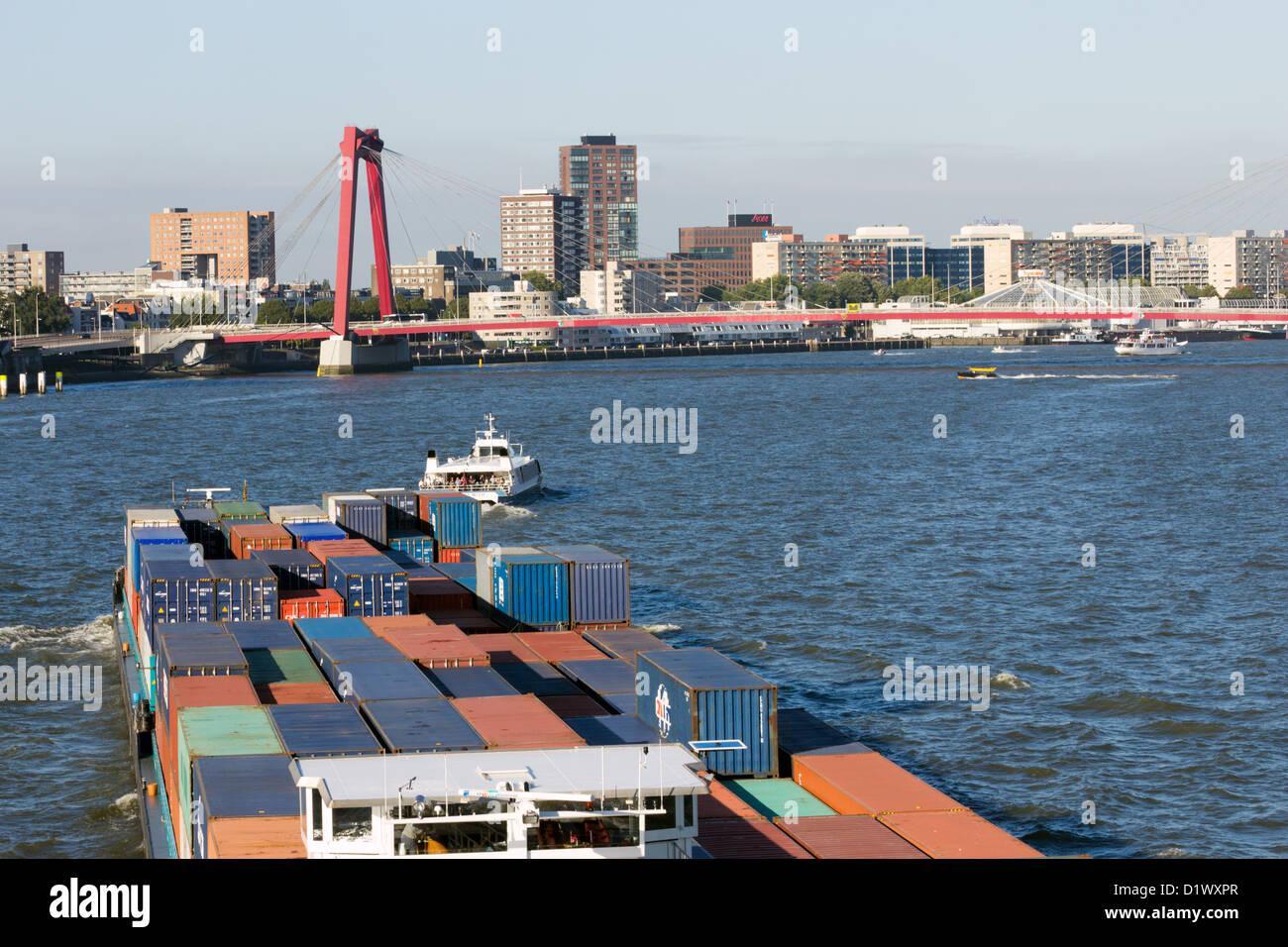 Container ship in Rotterdam. The Netherlands Stock Photo - Alamy