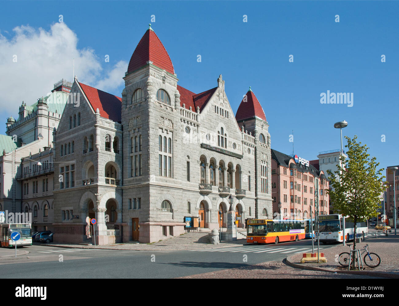 Finnish National Theatre in Helsinki Stock Photo - Alamy