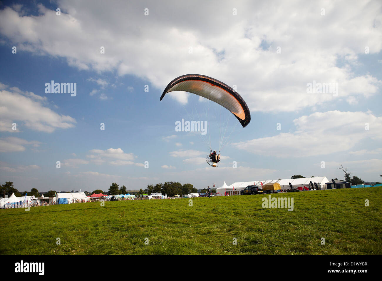 Parachute Displays at Bristol International Balloon Fiesta 2012 Stock ...