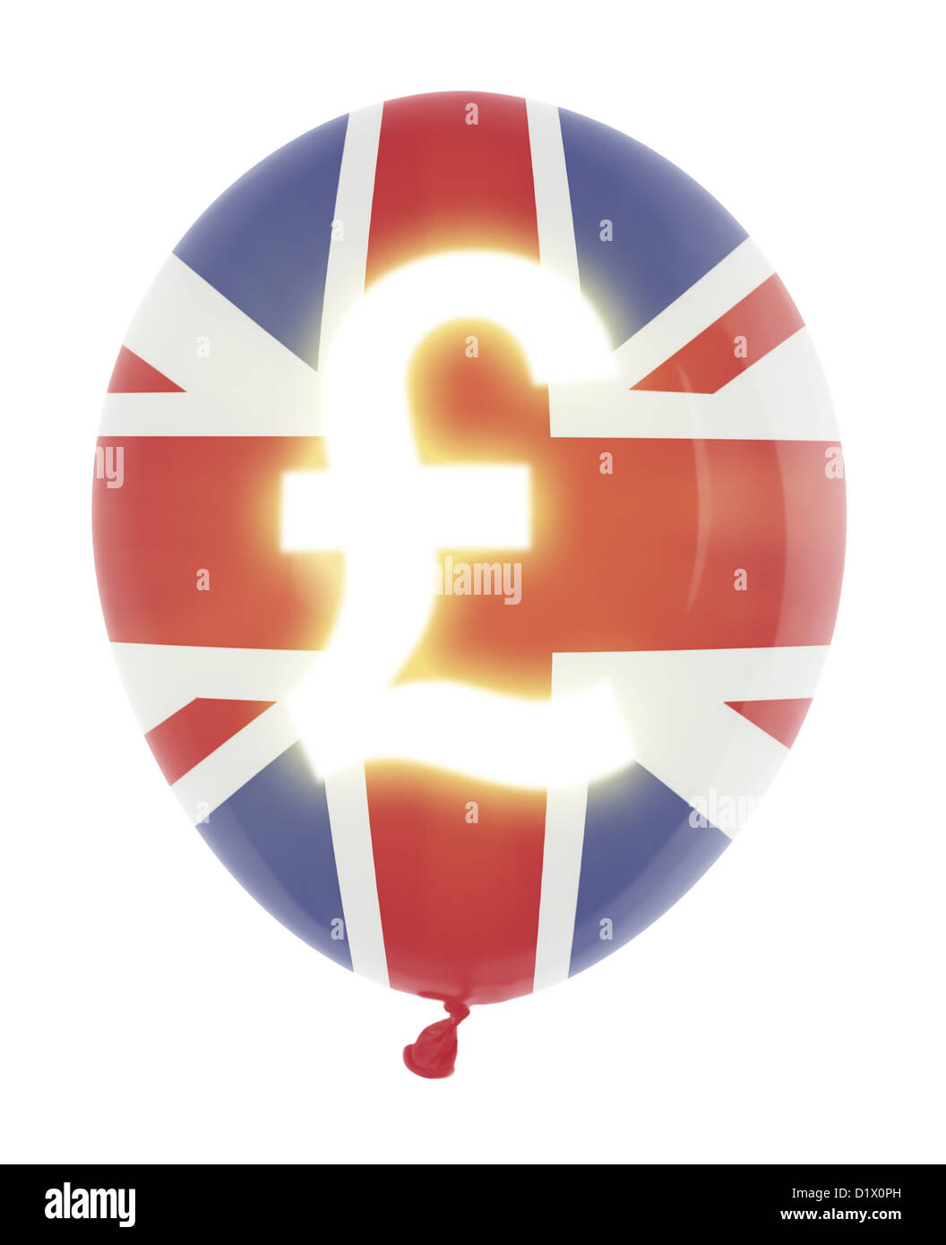 balloon with pound symbol Stock Photo - Alamy