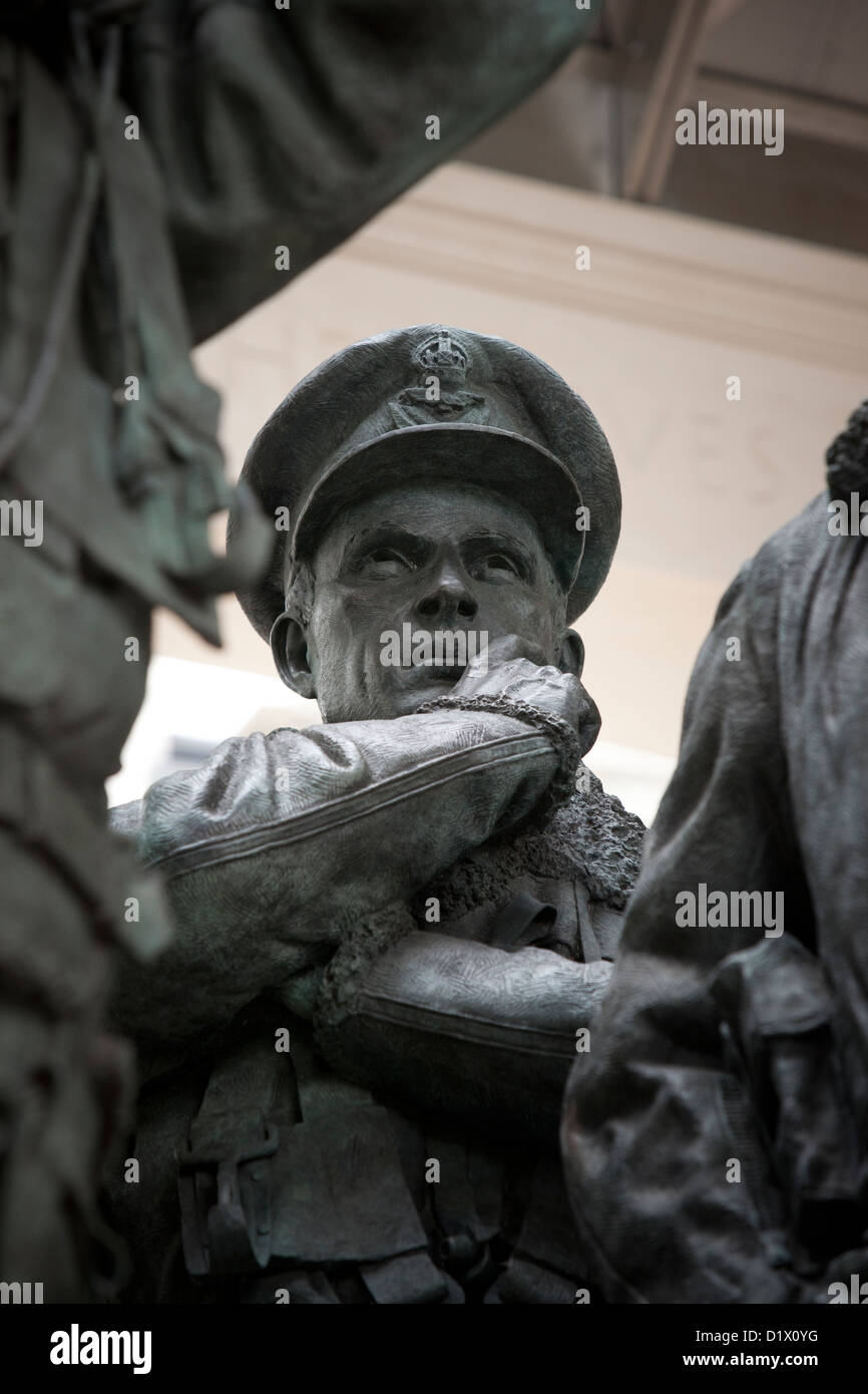 The sculpture within the Bomber Command Memorial in Green Park, London ...