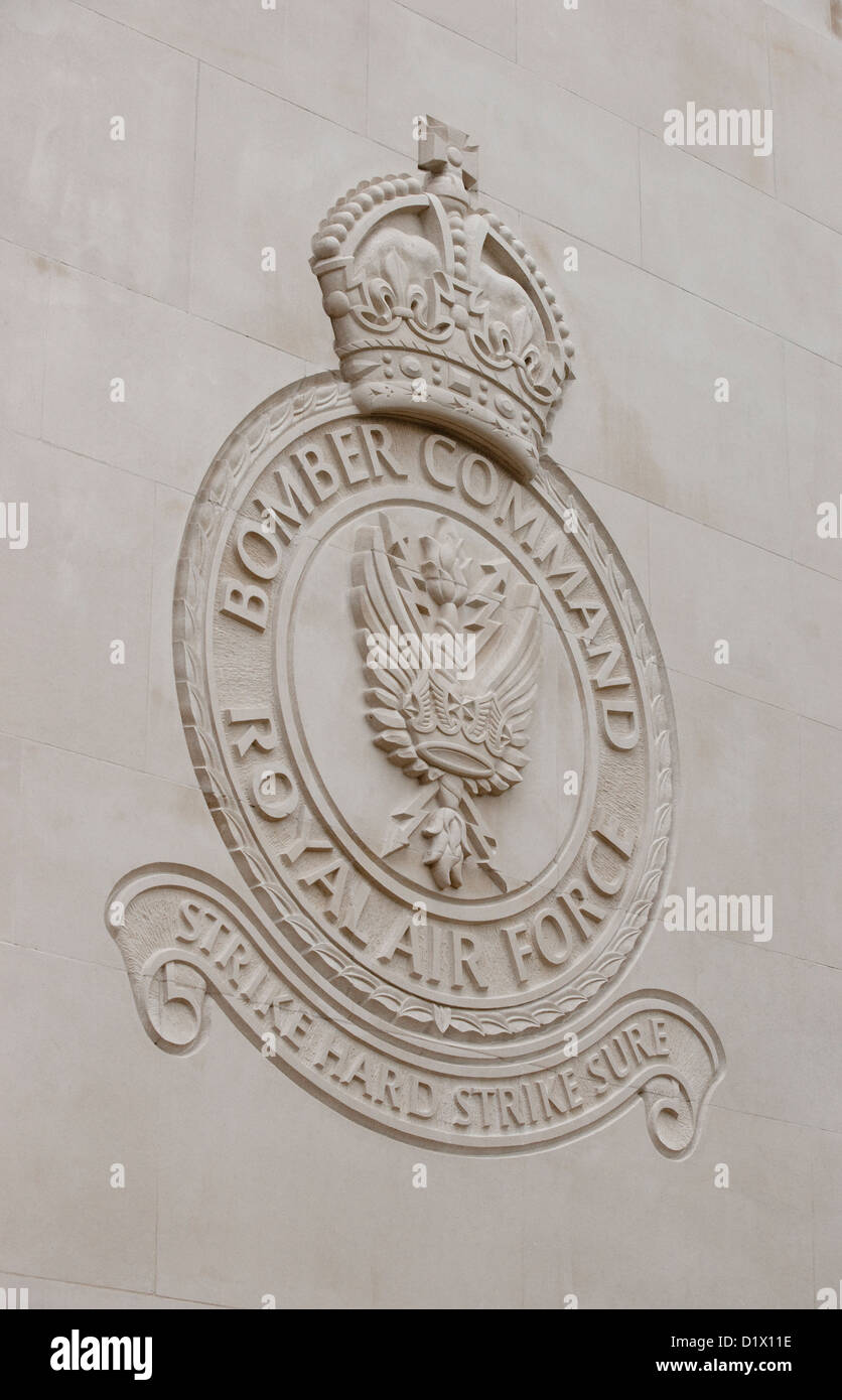The sculpture within the Bomber Command Memorial in Green Park, London ...