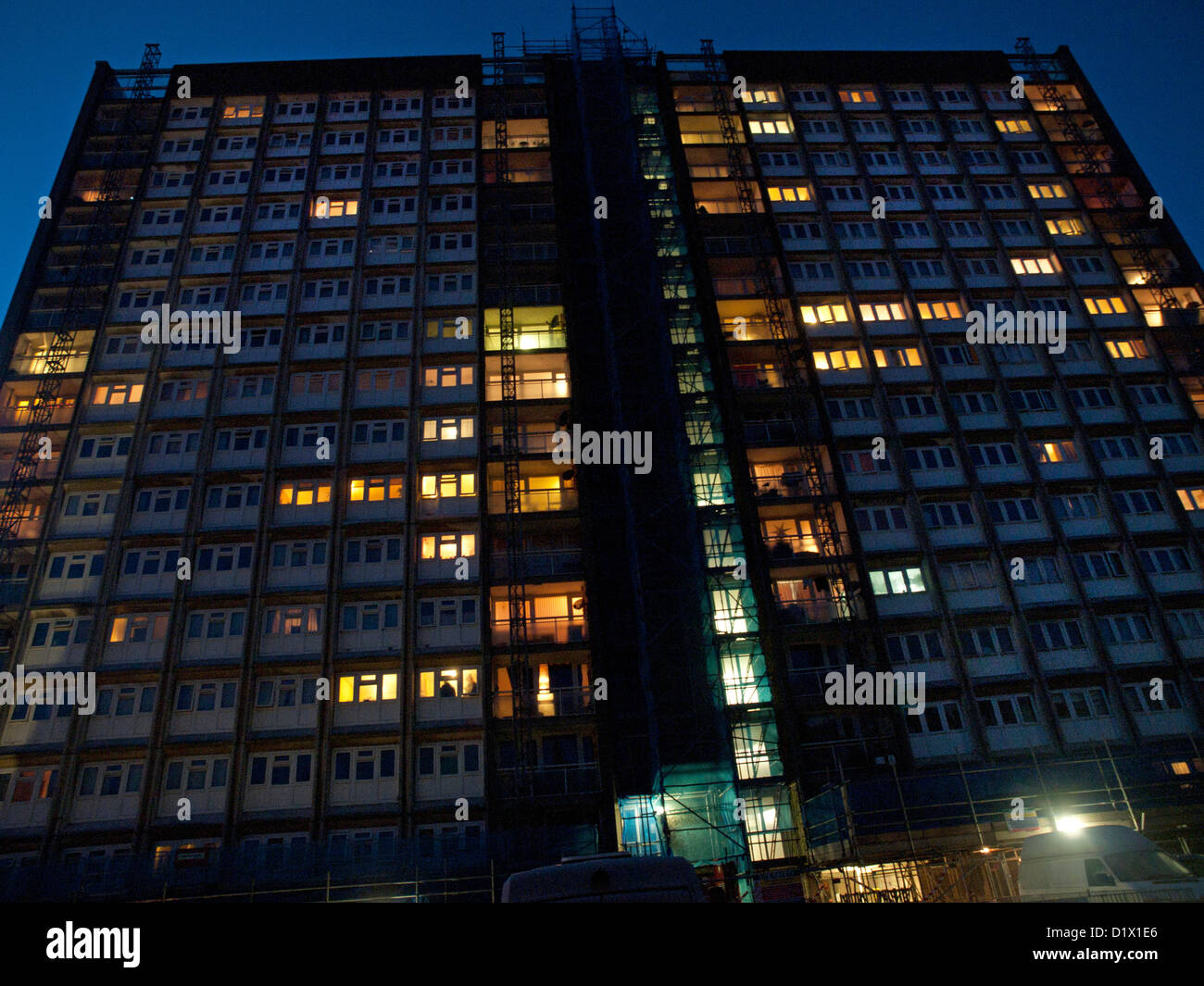 A tower block in Brighton Stock Photo - Alamy
