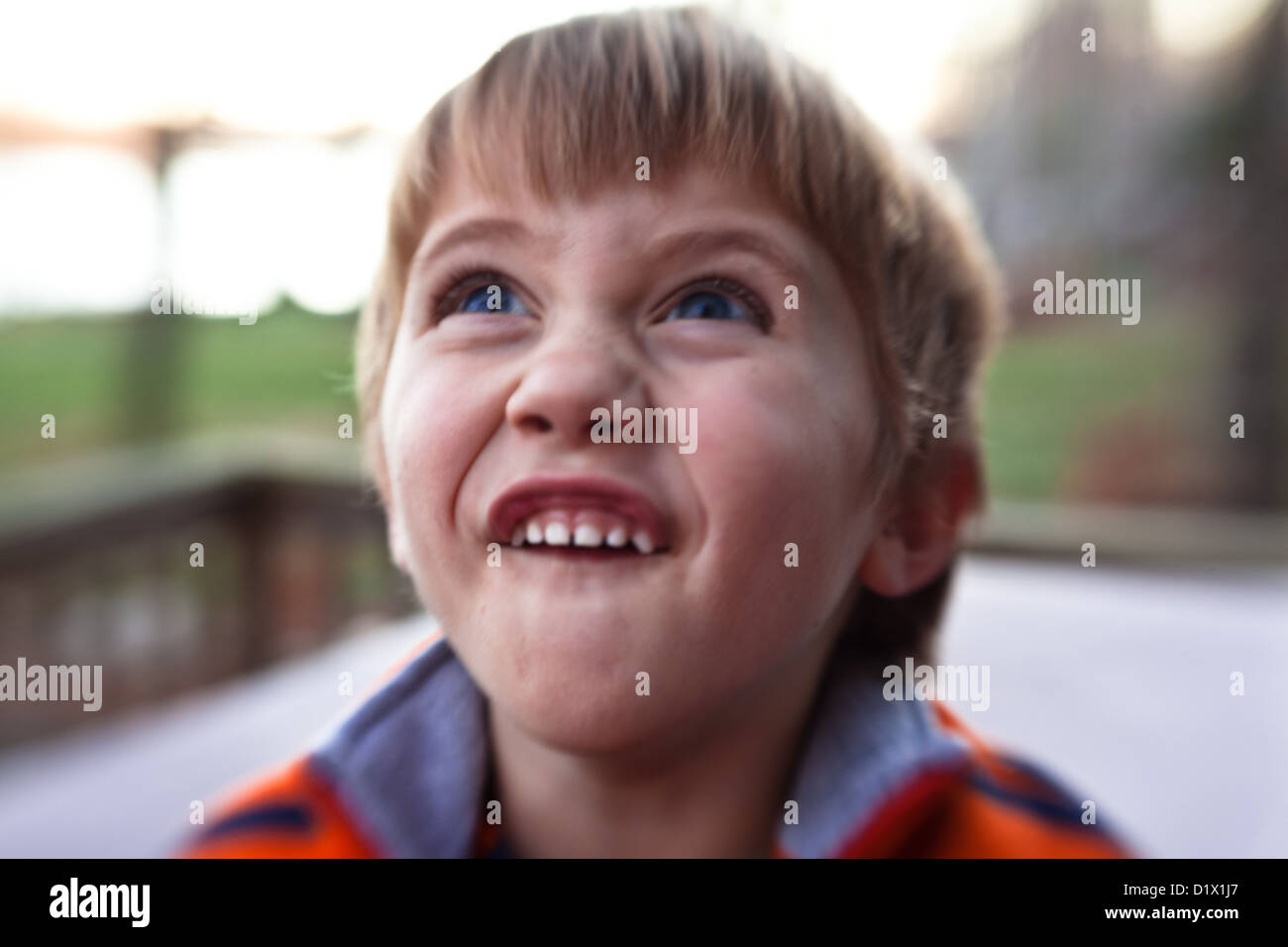 Boy acting silly hi-res stock photography and images - Alamy