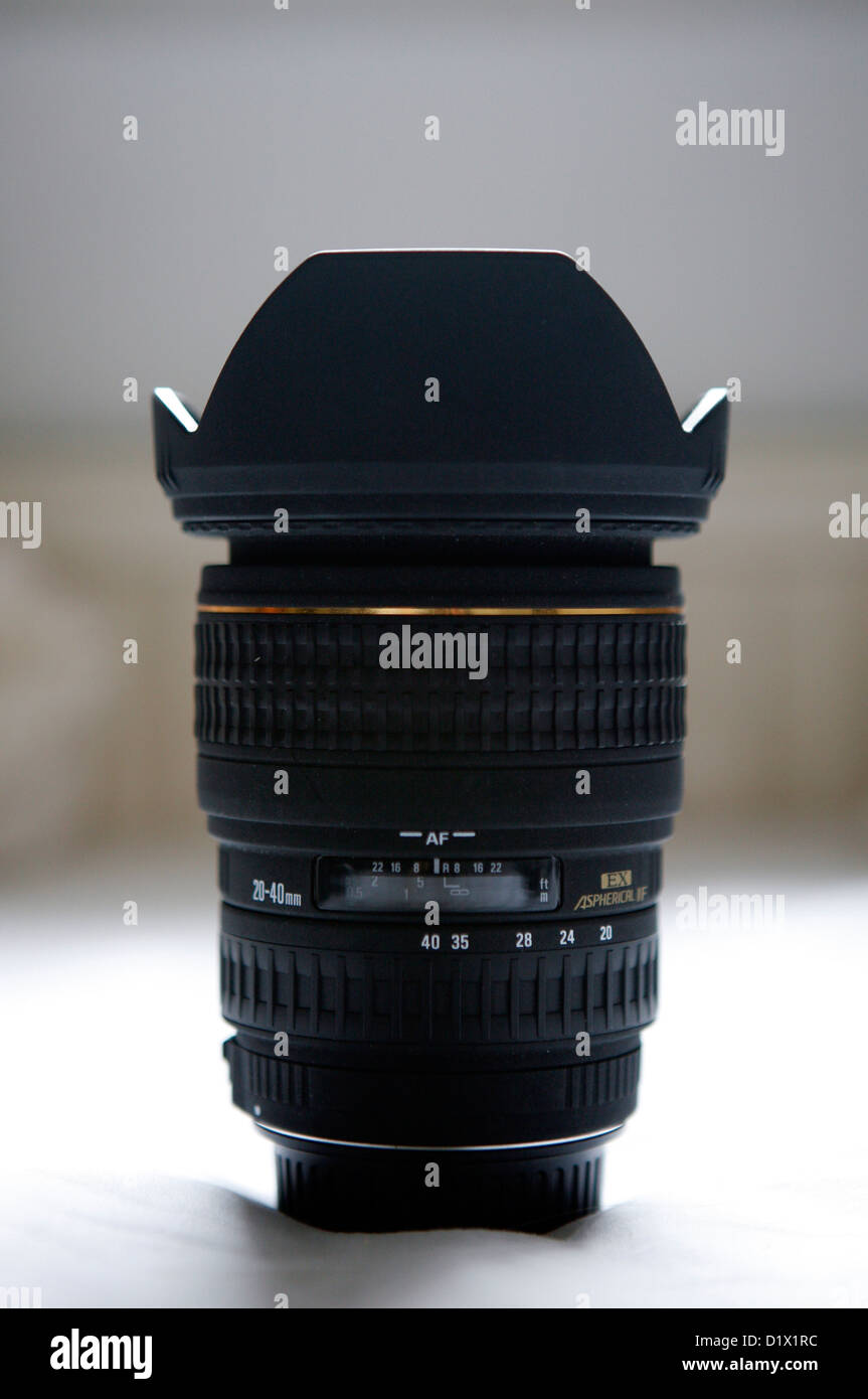 Images of a professional Sigma photographic wide angled lens for ...