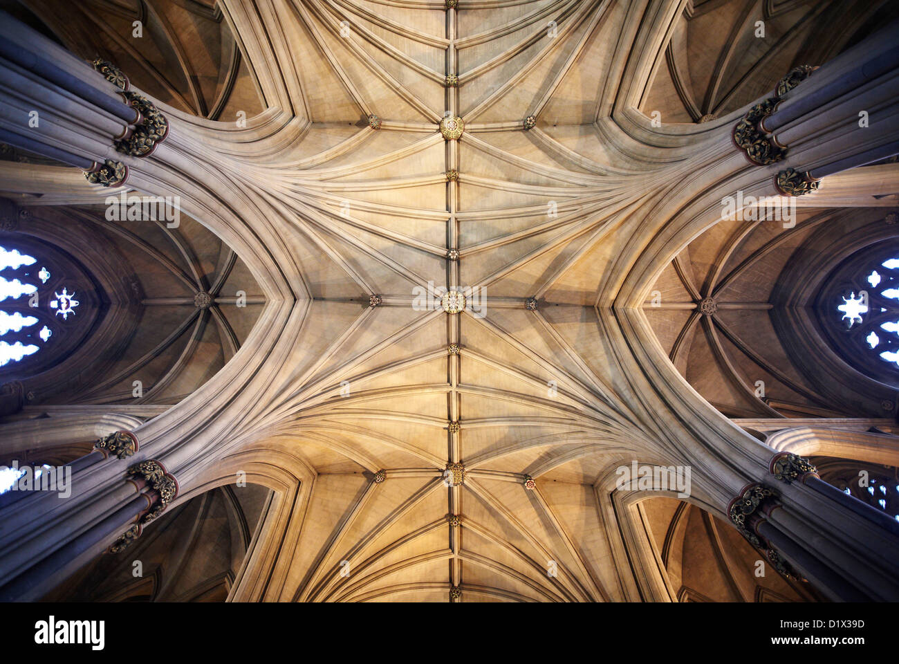The Interior of Bristol Cathedral Stock Photo - Alamy