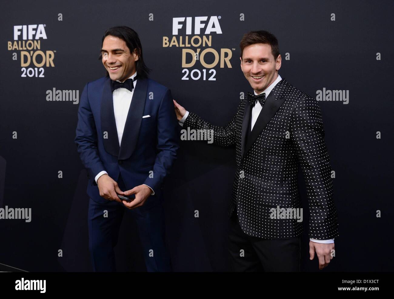 07.01.2013. Zurich, Switzerland. FIFA Balloon D'Or World footballer ...