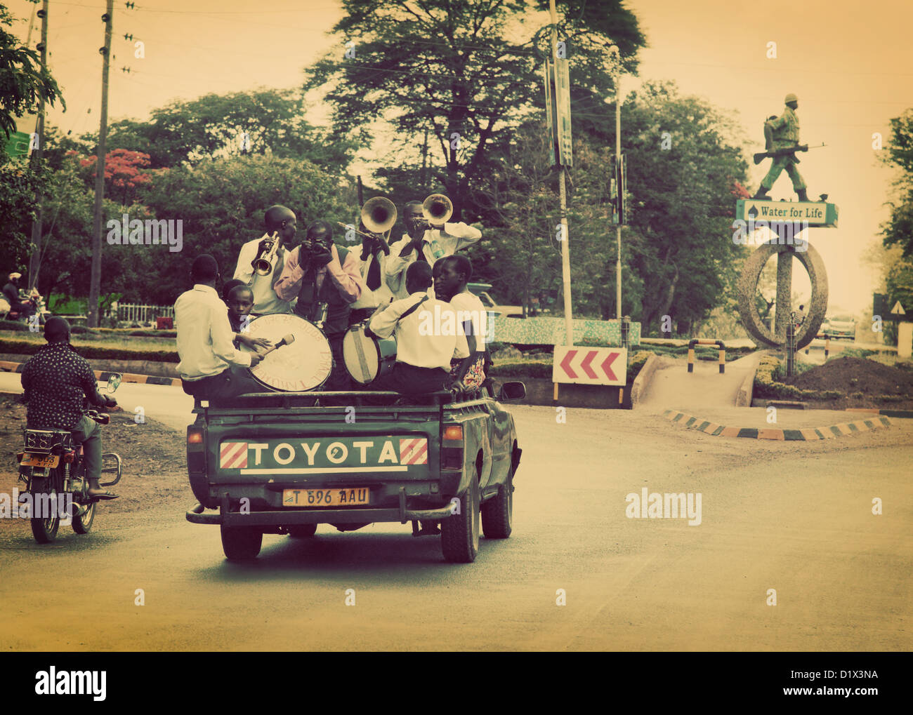 A group of young men celebrating their graduation from the college ...