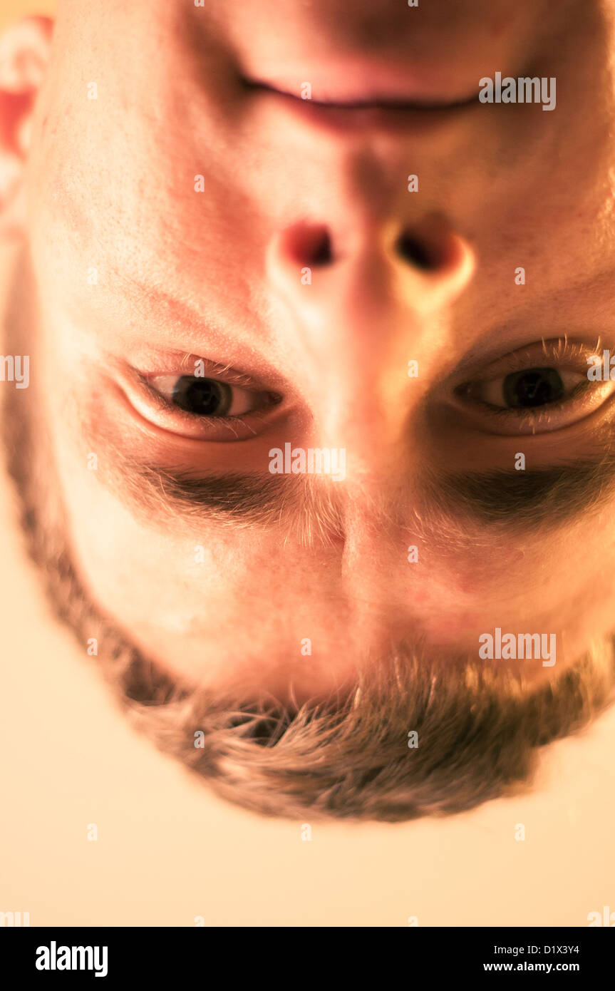 An image of man looking into camera Stock Photo - Alamy