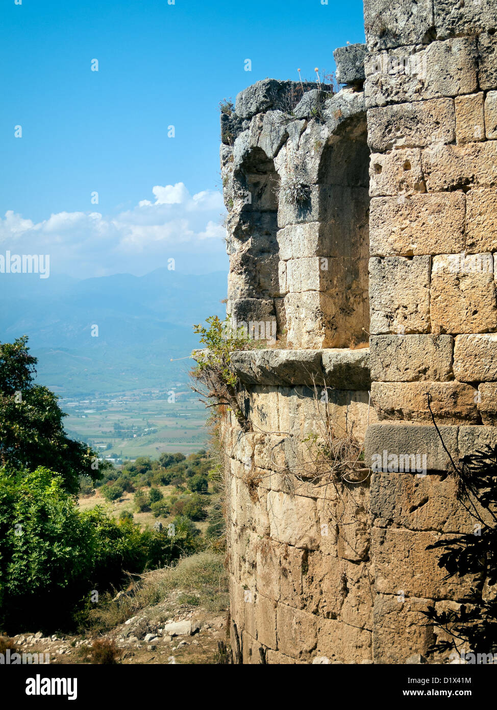 Tlos City in Turkey - ancient ruins Stock Photo - Alamy