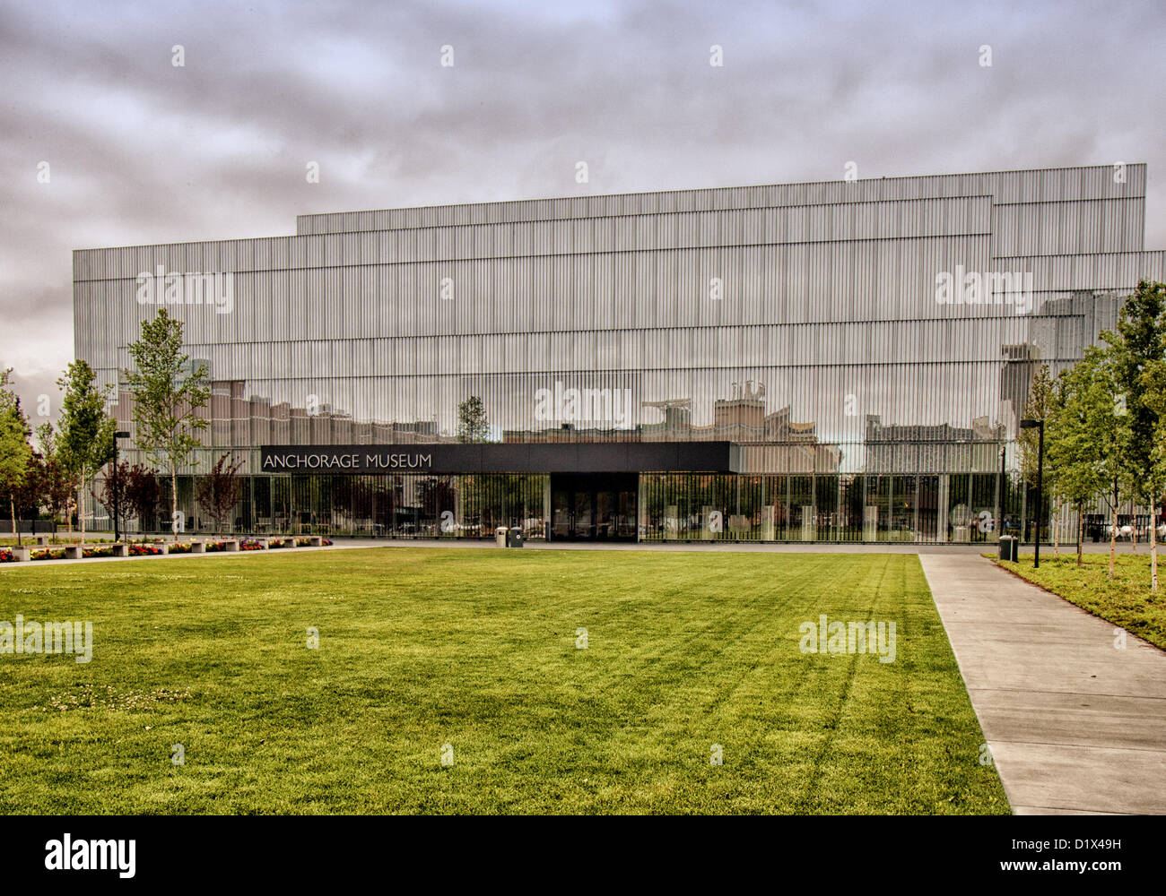 June 29, 2012 - Anchorage, Alaska, US - The unique one-of-a-kind facade ...