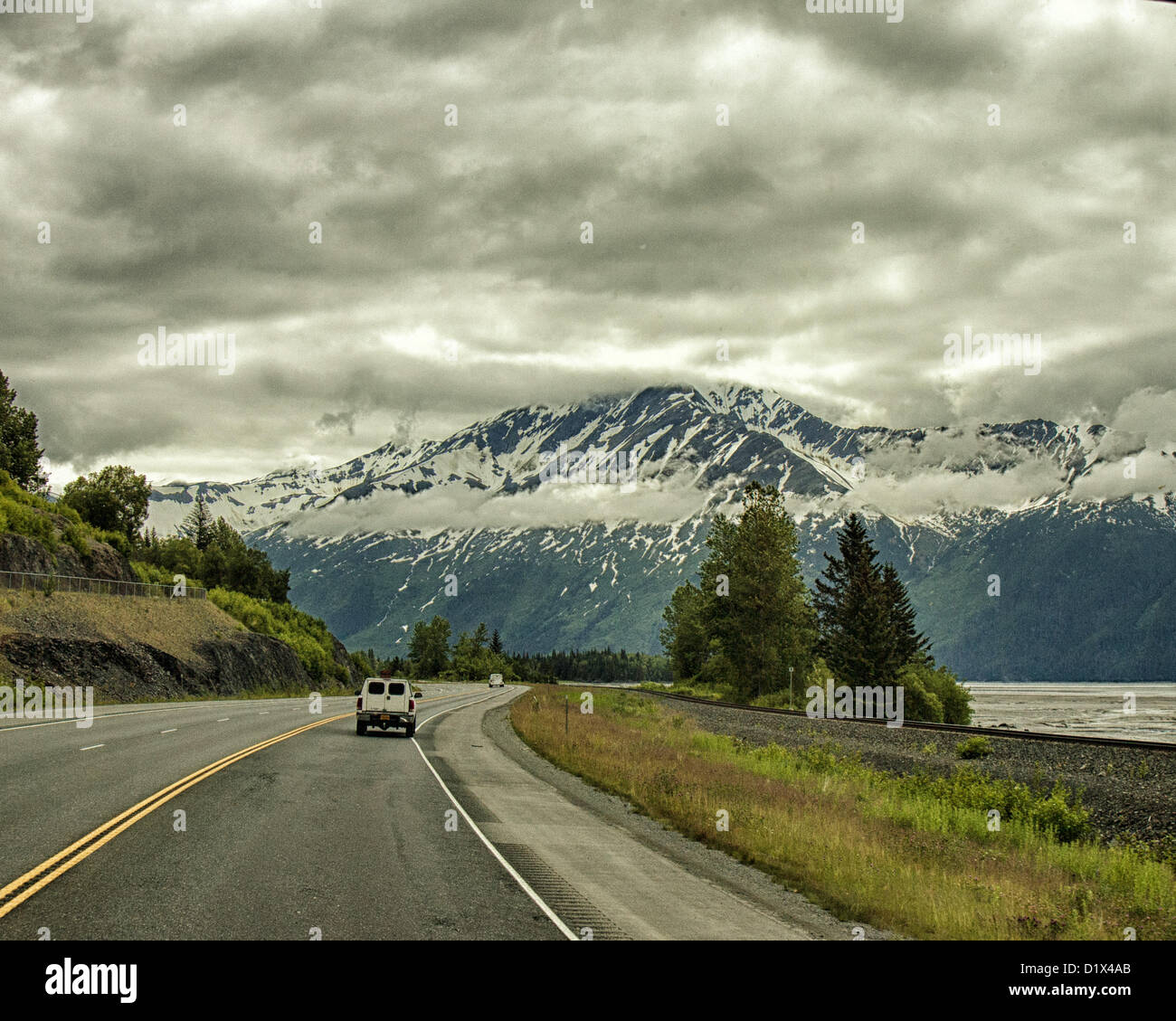 Alaska turnagain arm alaska railroad hi-res stock photography and ...