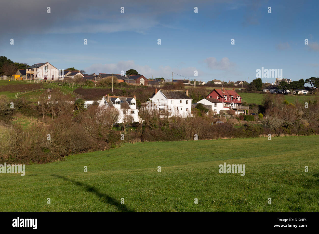 Mullion; Cornwall; UK Stock Photo - Alamy