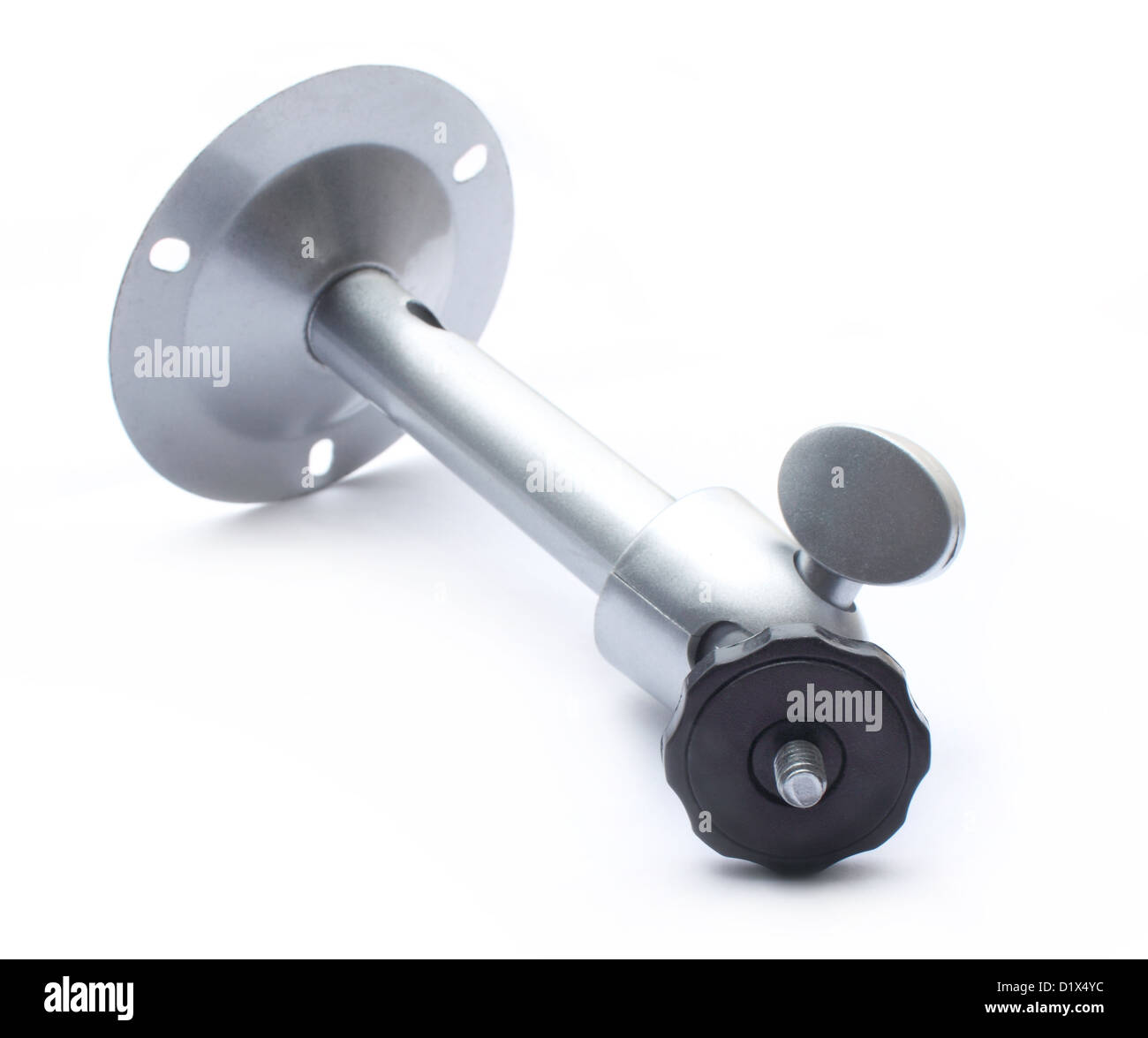 Small camera holder over white background Stock Photo - Alamy