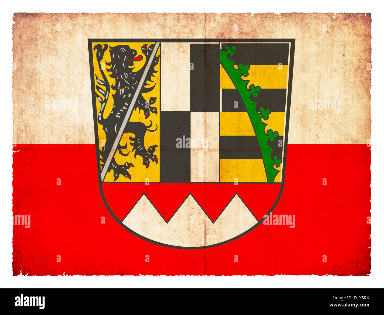 Flag of upper franconia Cut Out Stock Images & Pictures - Alamy