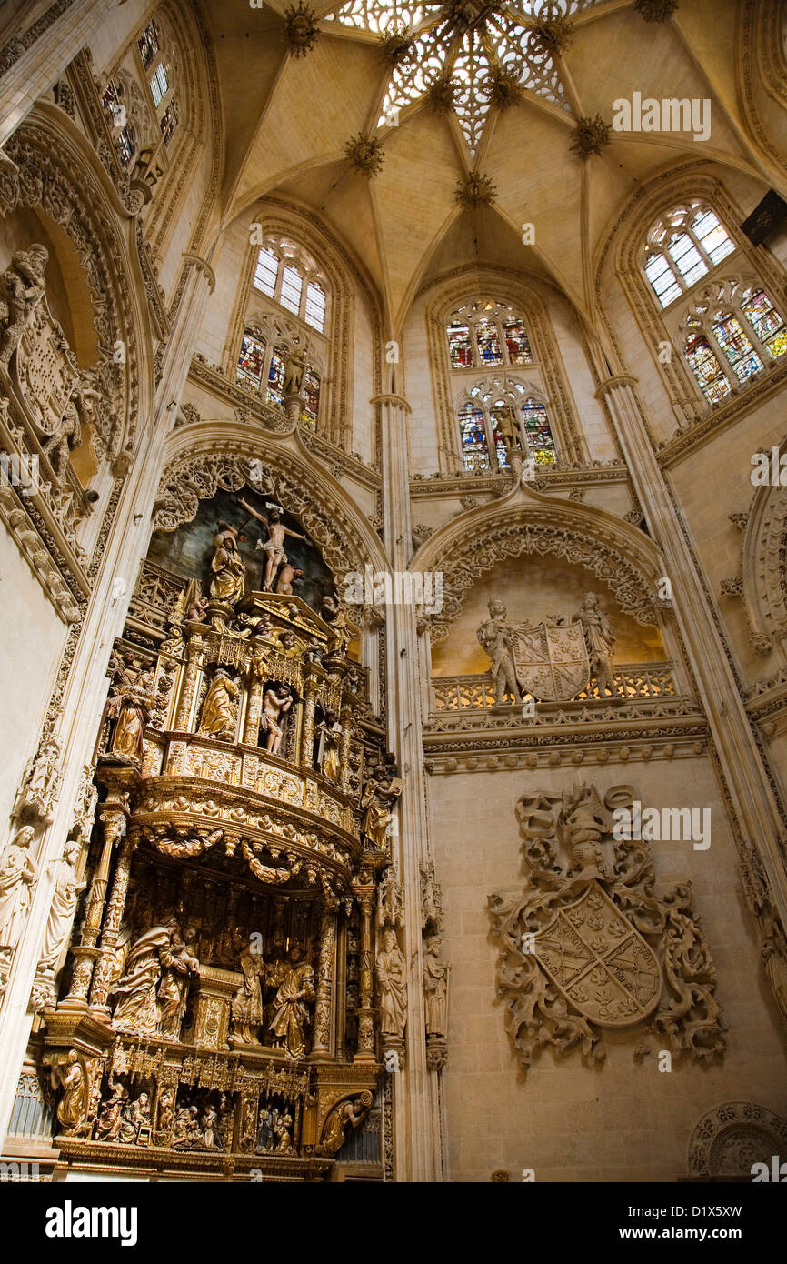 Retablo Capilla Condestables Gothic Style Cathedral Burgos Castilla ...