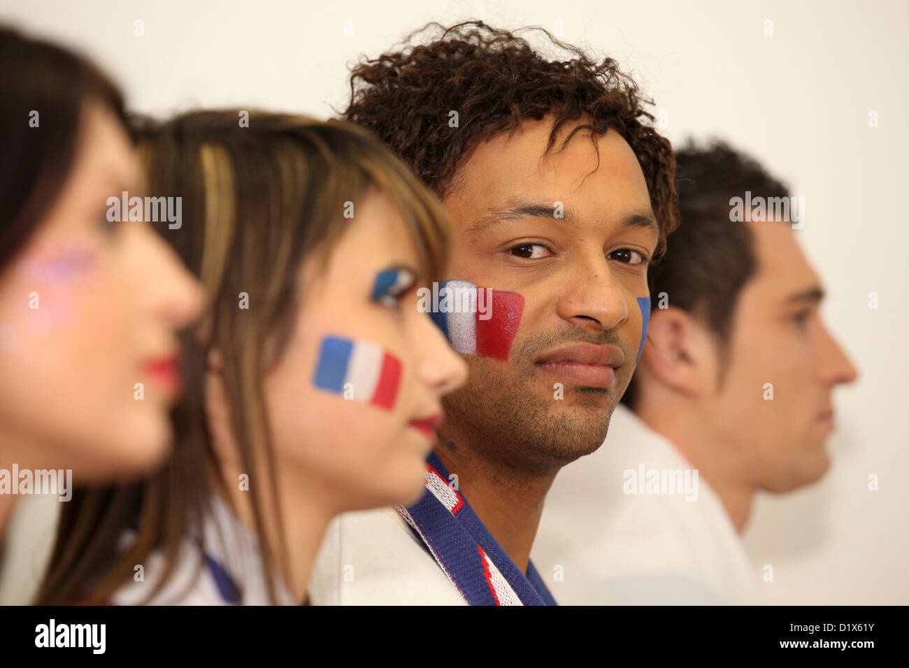 Fan female french soccer hi-res stock photography and images - Alamy