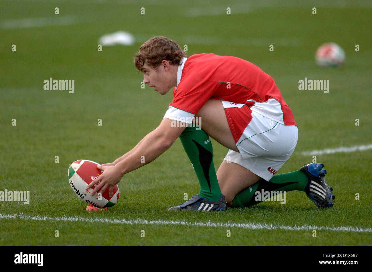 Wales rugby training at the Vale Resort in Cardiff ahead of their ...