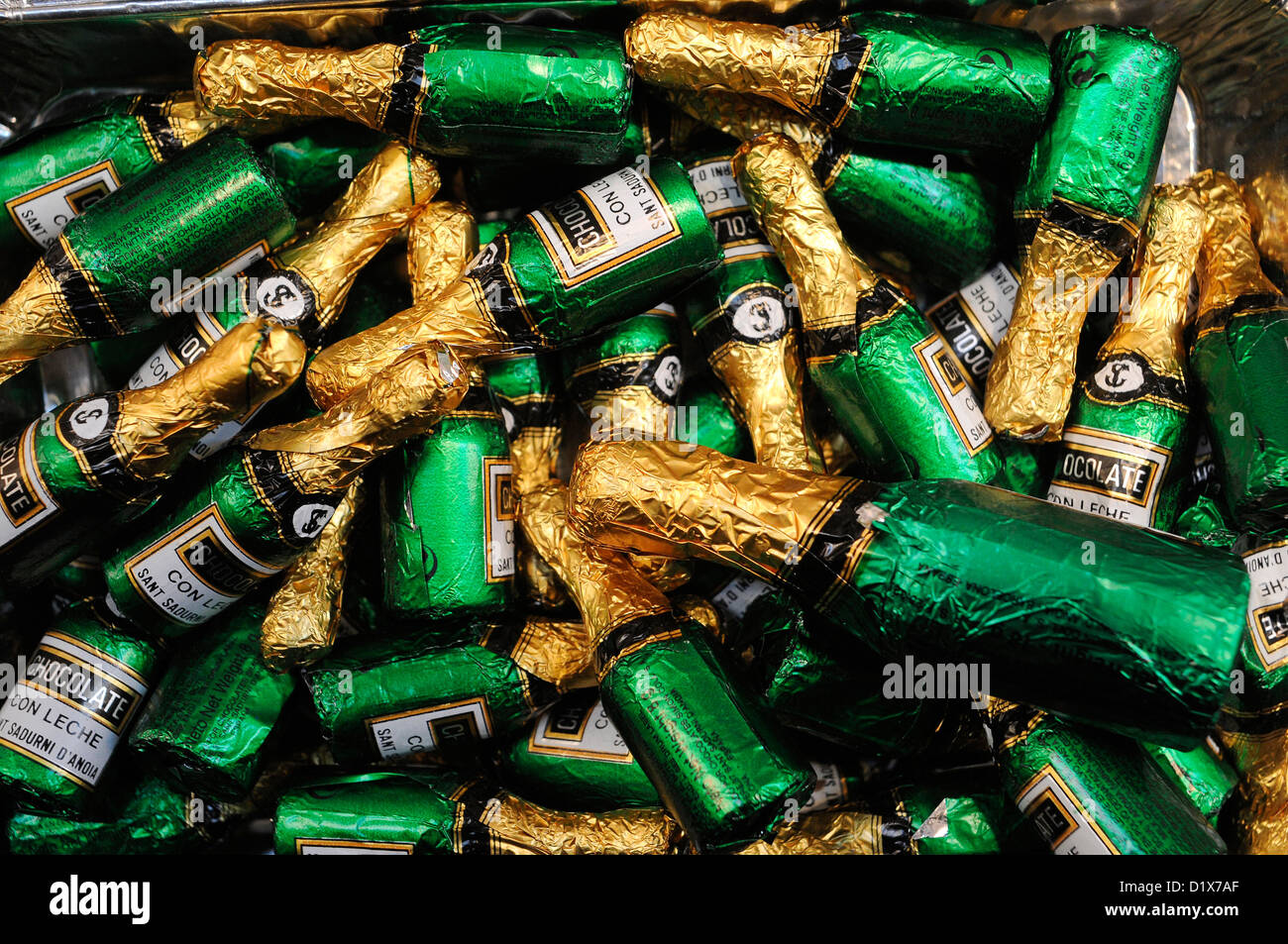 typical chocolate sweets for epiphany's day , Barcelona Stock Photo - Alamy