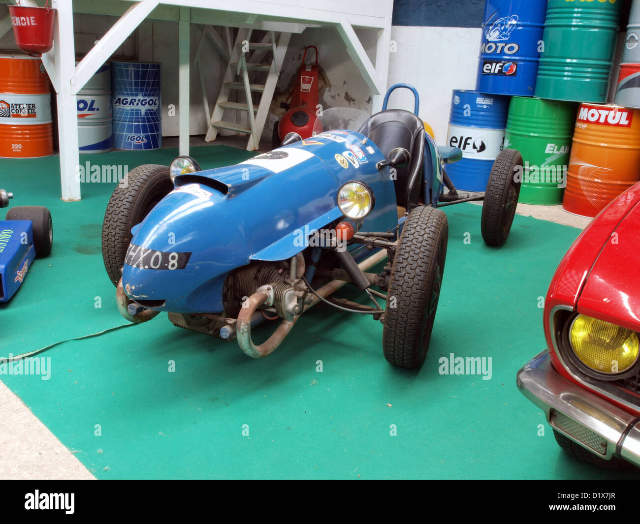 Automobile Museum Reims Champagne 1948 DB Monomille Racer Stock Photo ...