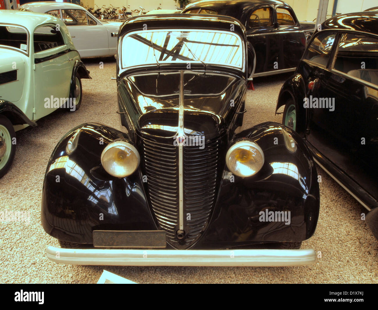 Automobile Museum Reims Champagne 1939 Amilcar B38 Compound Stock Photo ...