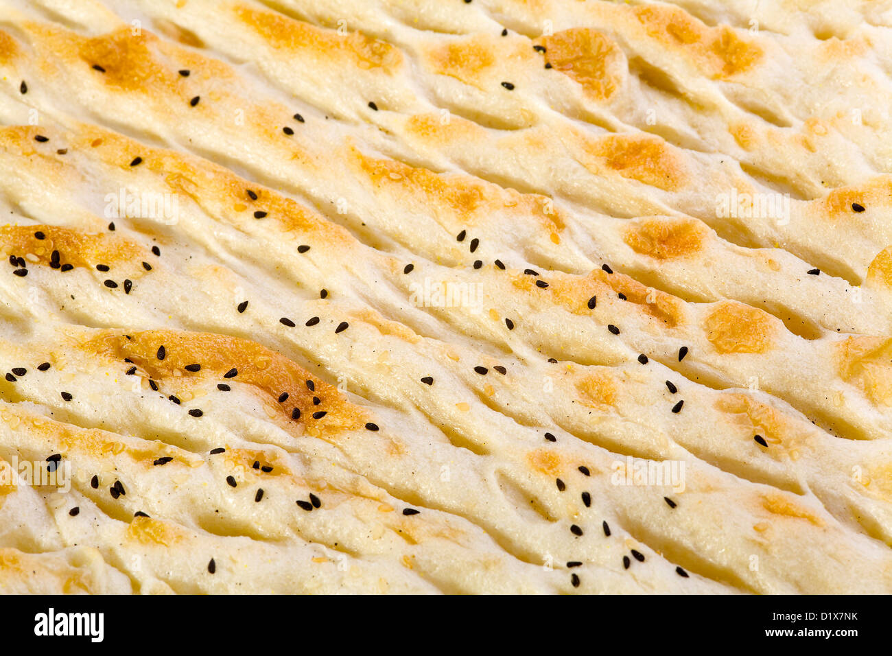 Close up of a turkish bread surface texture Stock Photo - Alamy