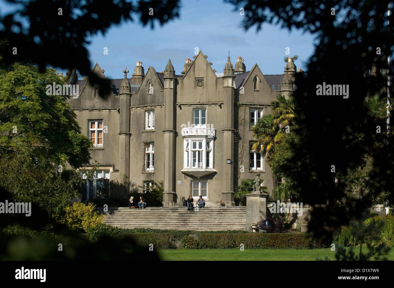 The Abbey building at Swansea University Stock Photo - Alamy