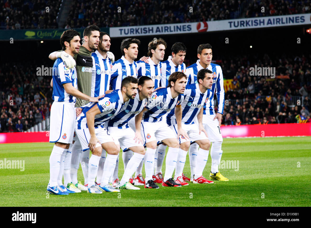 Espanyol team group line-up (Espanyol), JANUARY 6, 2013 - Football ...