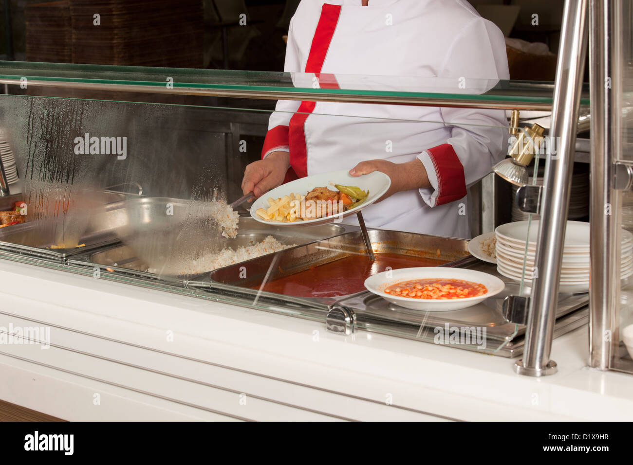 self service buffet catering Stock Photo - Alamy
