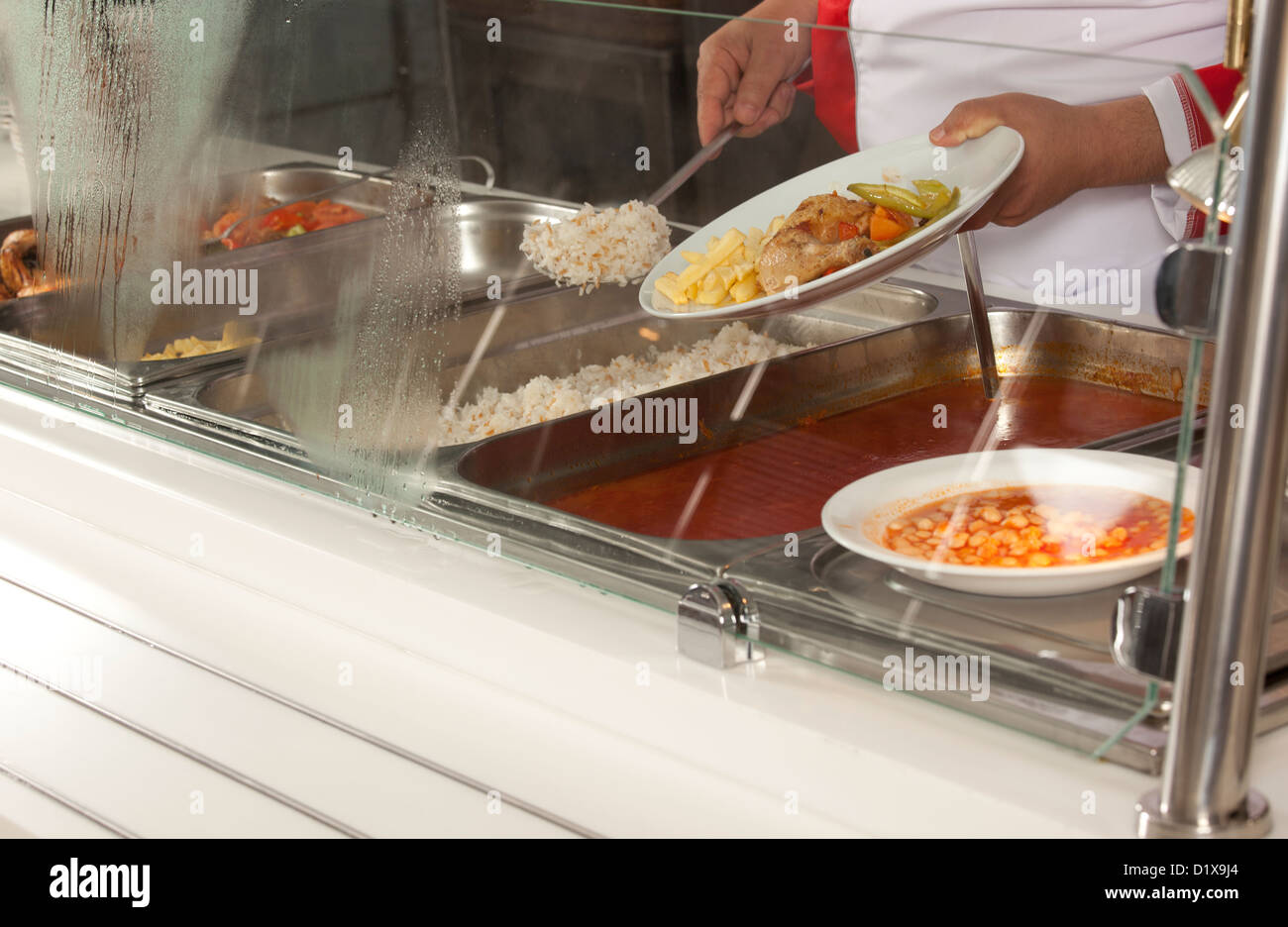 self service buffet catering Stock Photo - Alamy