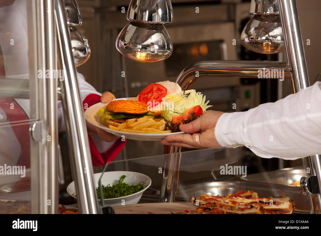 self service buffet catering Stock Photo - Alamy