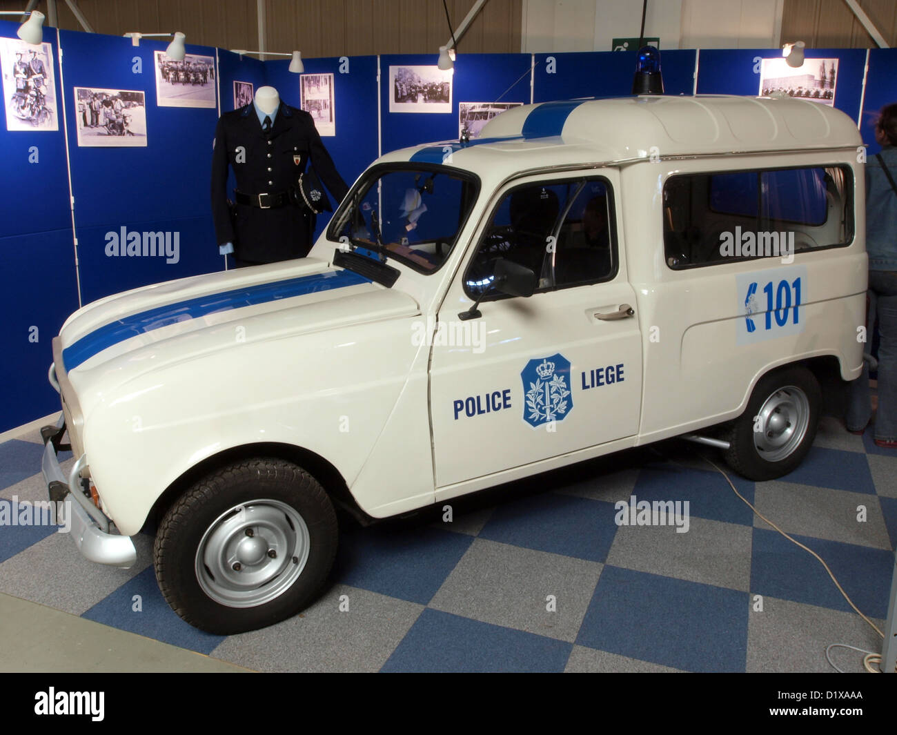 Liege Vintage show 2010 Renault police car, Police Liege Stock Photo ...